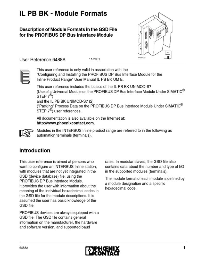 Profibus DP | PDF | Bit | Byte