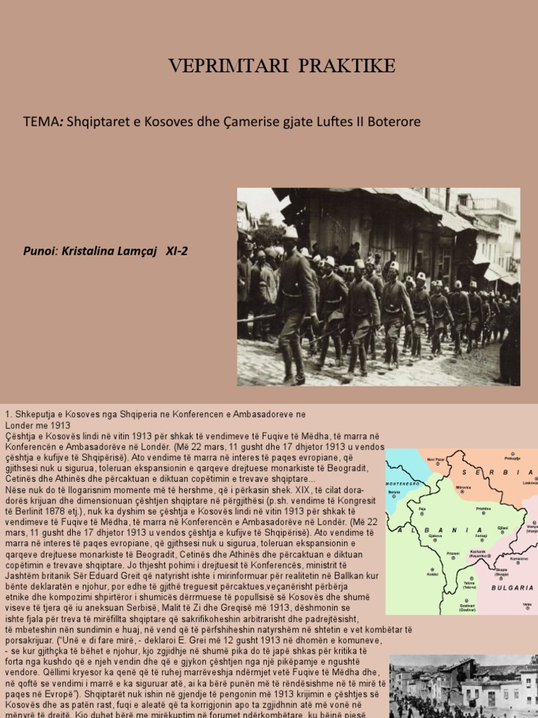 Shqiptaret e Camerise Dhe Kosoves | PDF