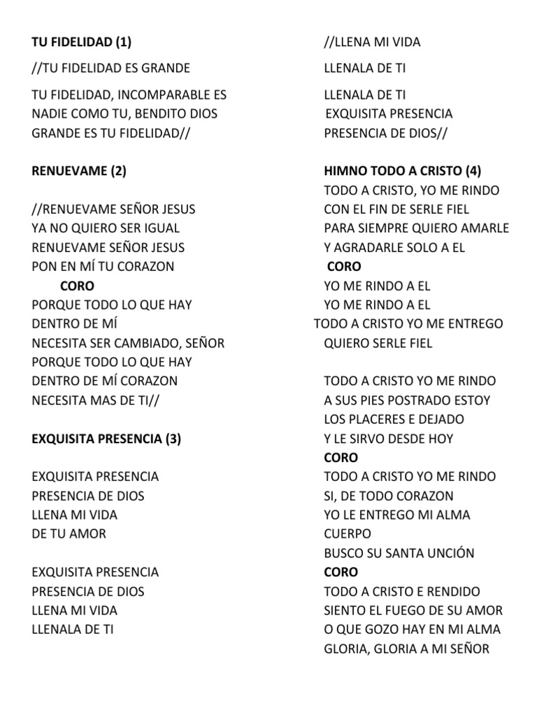 Alabanza y Adoración a Dios | PDF | Cristo (título) | Amor