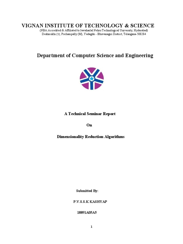 Dimensionality Reduction Algorithms | PDF | Principal Component ...