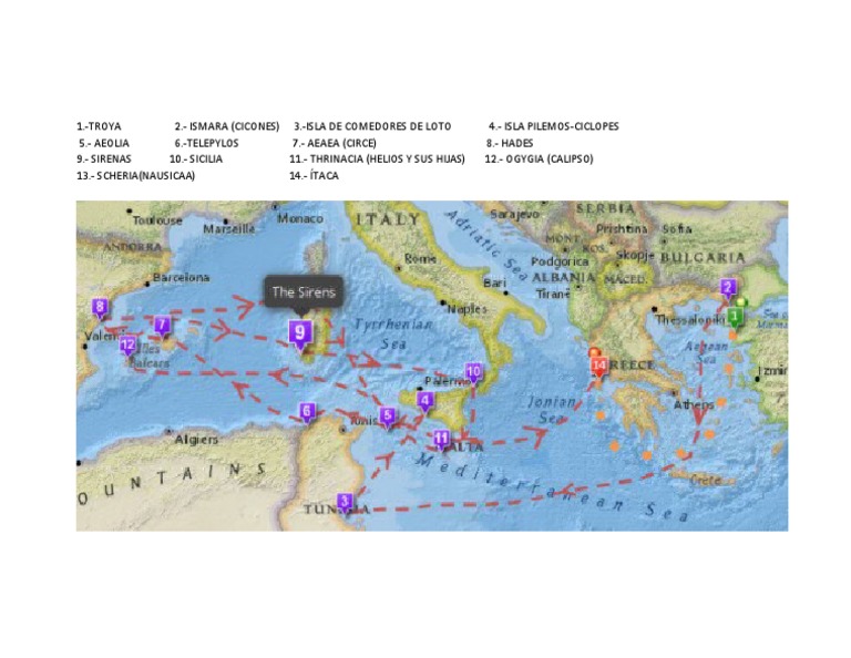 Mapa Odisea | PDF