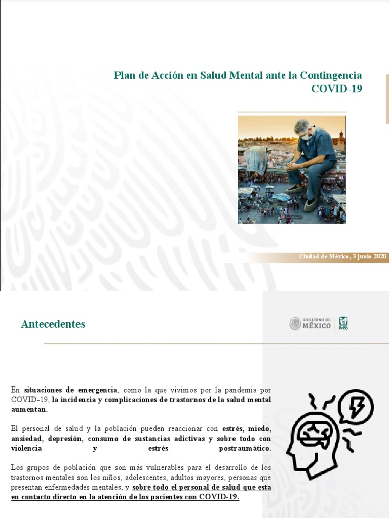 Plan Accion Salud Mental Covid Caispn - 02062020 VC | PDF | Salud ...