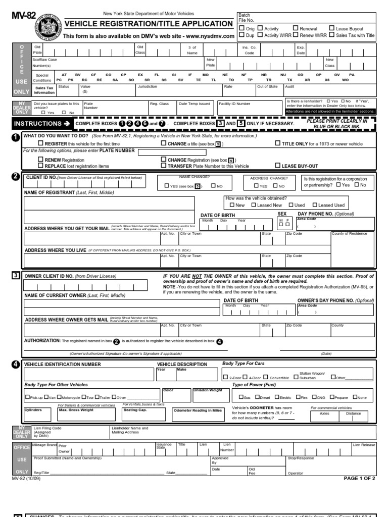 mv82 | Department Of Motor Vehicles | Address (Geography)