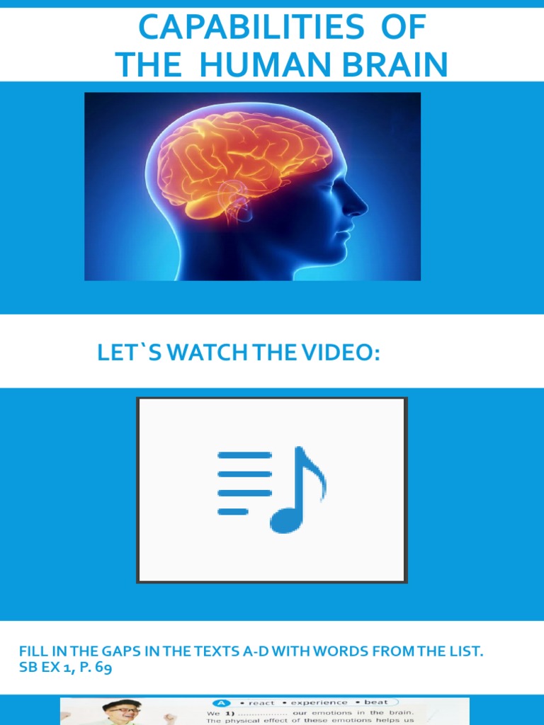 Capabilities of The Human Brain 26.01.2021 | PDF | Science & Mathematics