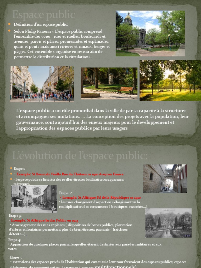 Espace Public | PDF