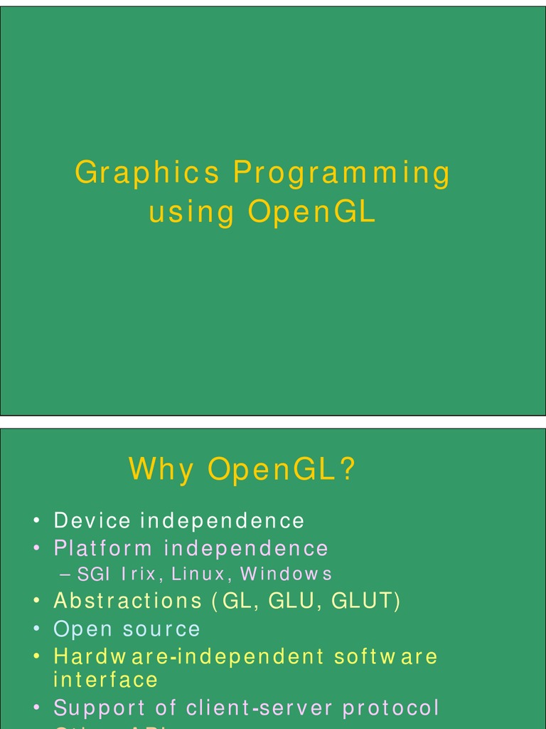 Opengl Basics | PDF