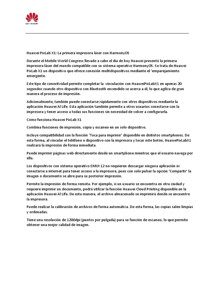 Huawei Pixlab X1 Pdf
