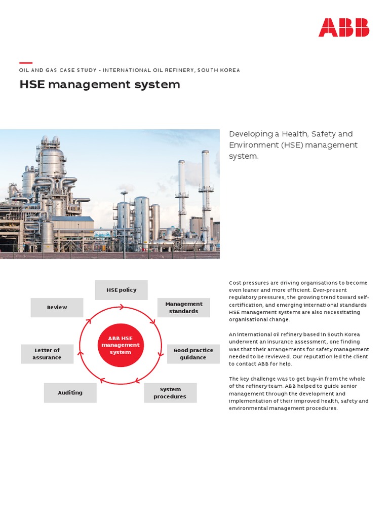 Developing A Health, Safety and Environment (HSE) Management System ...
