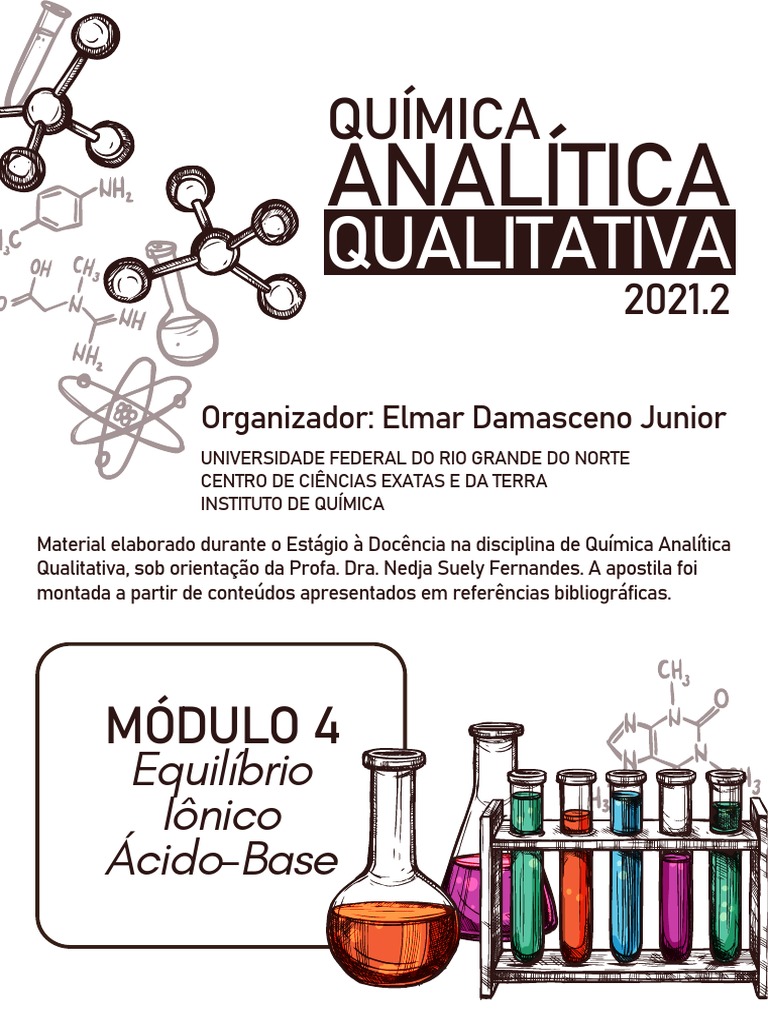 Apostila Módulo Iv Equilíbrio Iônico Ácido Base Pdf Ph Ácido