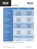 CIPS 2024 Exam Schedule | PDF