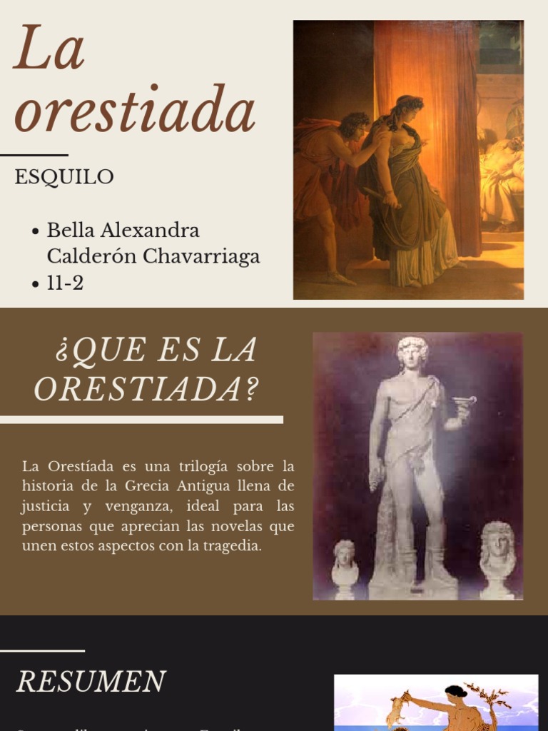 La Orestiada | PDF | Oresteia | Agamenón