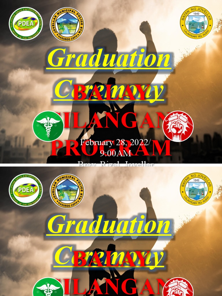 Graduation Ceremony: Balay Silangan Program | PDF | Technology ...