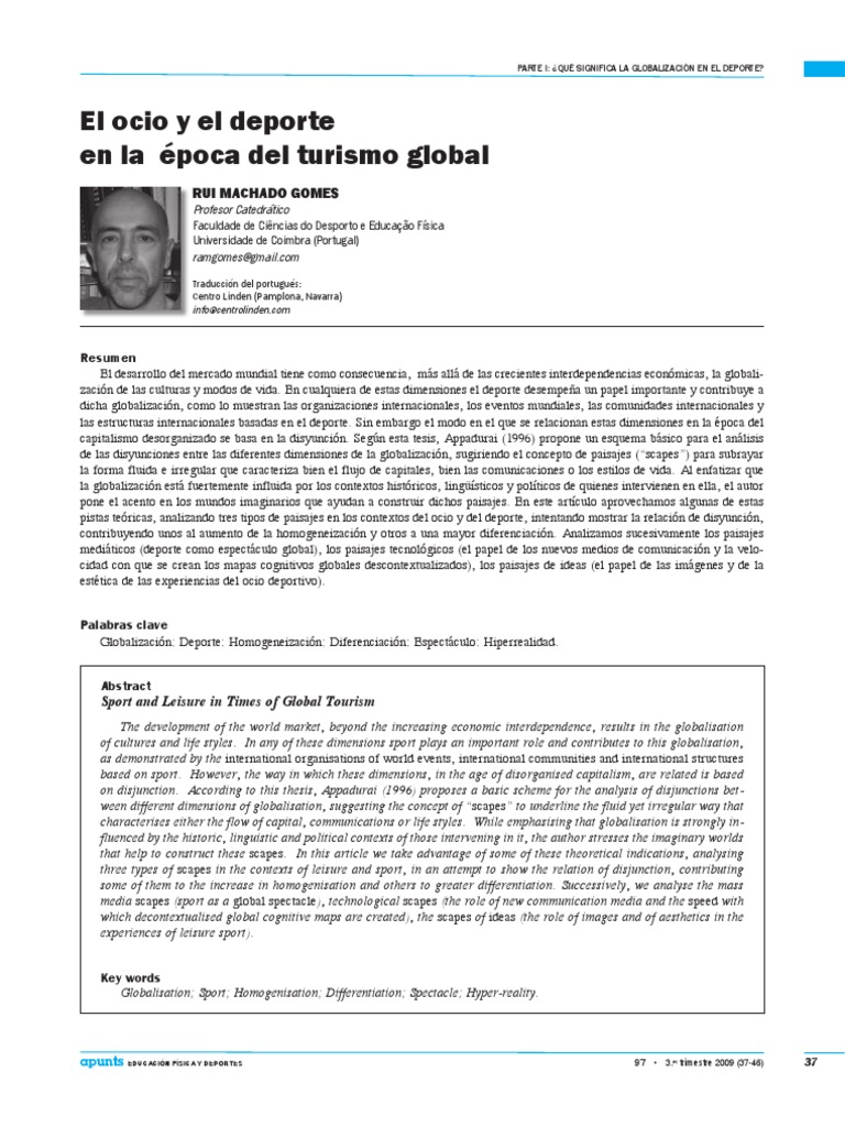 El Ocio y El Deporte | PDF | Deportes | Ocio