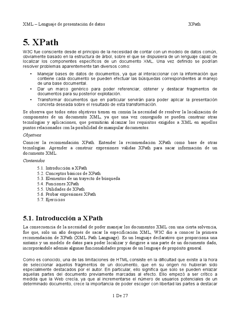 3 - XPath | PDF | X camino | Xml