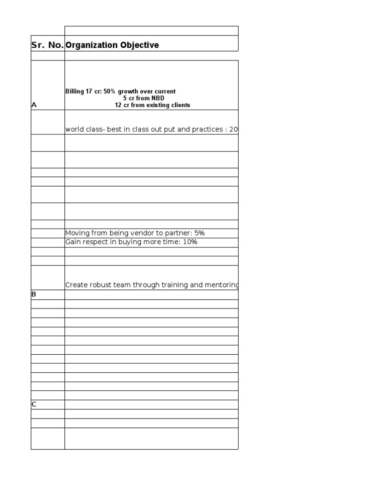 KRA Template | PDF | Marketing | Communication