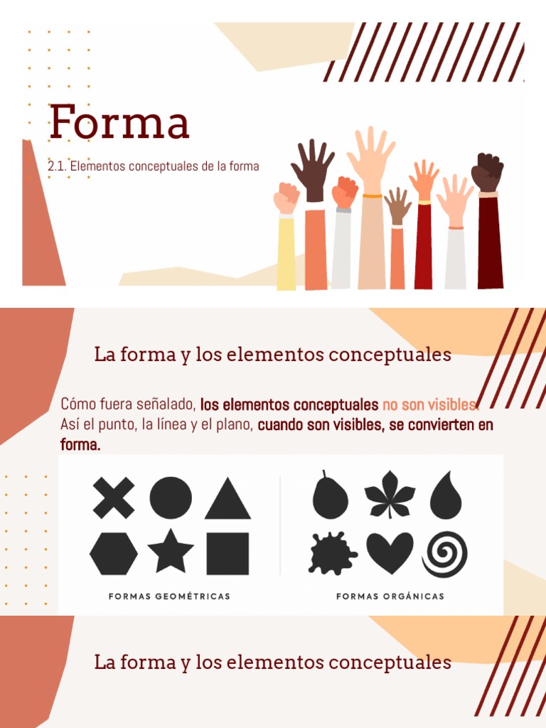 La forma y los elementos conceptuales: Un análisis de los conceptos ...