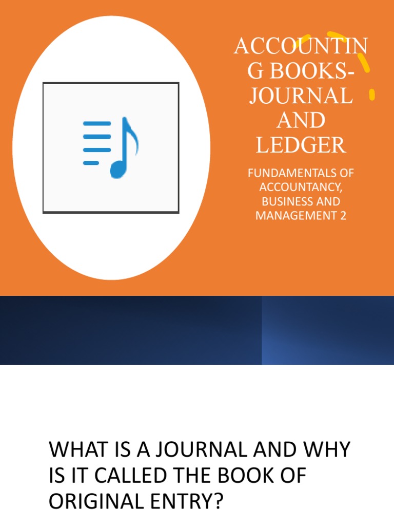 Accounting Books - Journal and Ledger | PDF | Debits And Credits | Expense