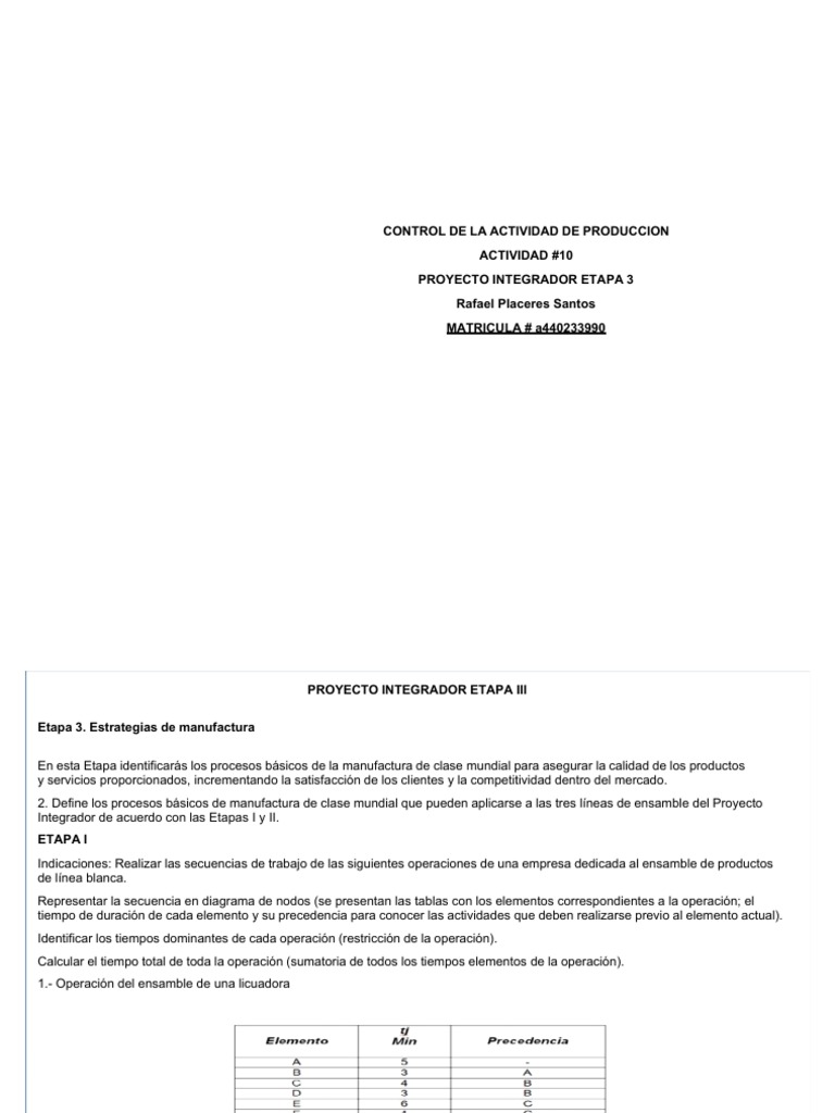 A10 RPS | PDF | Lean Manufacturing | Negocios económicos