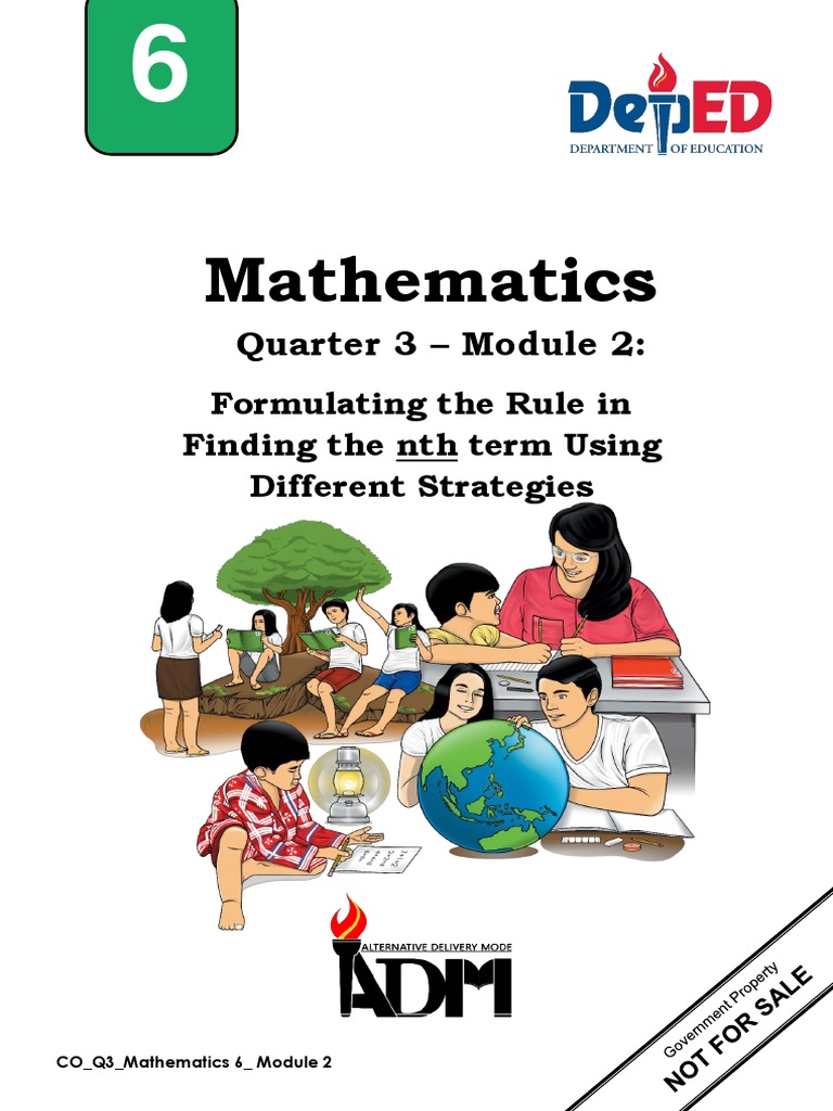 Mathematics: Quarter 3 - Module 2 | PDF | Equations | Variable ...