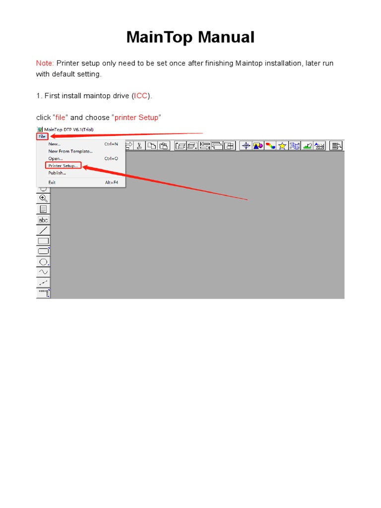 Maintop Manual | PDF | Icon (Computing) | Microsoft Windows