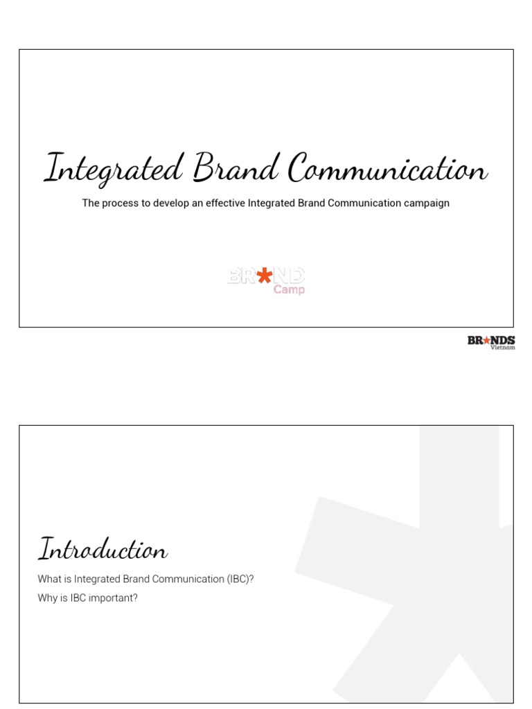 Integrated Brand Communication | PDF | Advertising | Brand