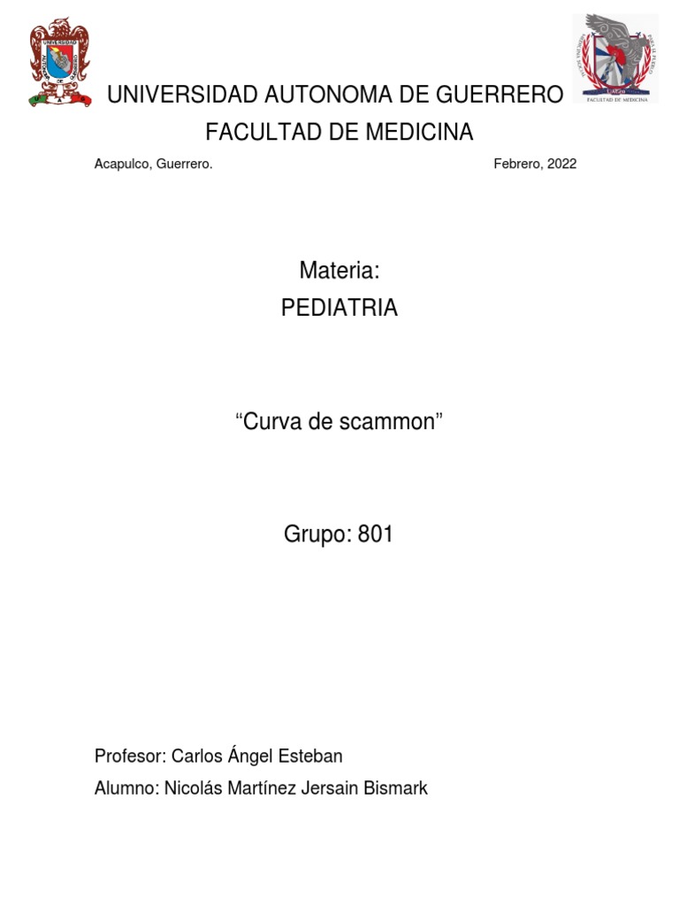 Curva de Scammon | PDF