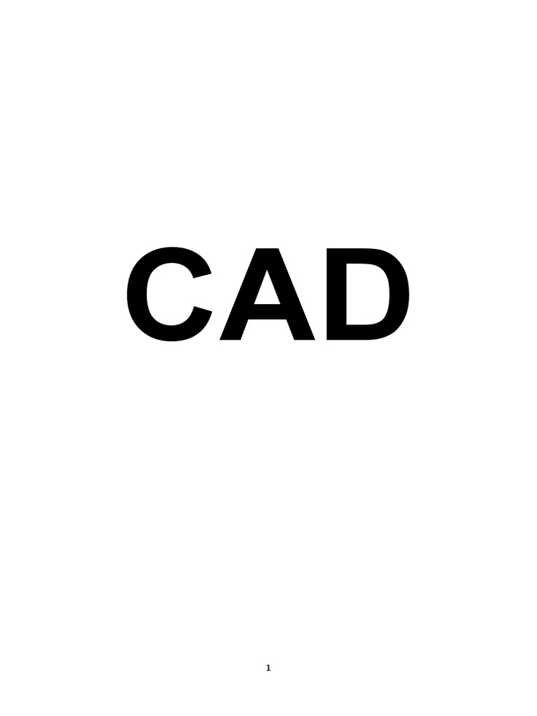 CAD Notes With Assignments & Practicals List - E3 | PDF | Computer ...