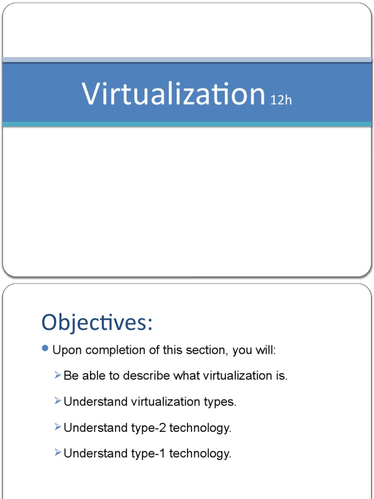 3 Virtualization | PDF | Virtual Machine | Virtualization