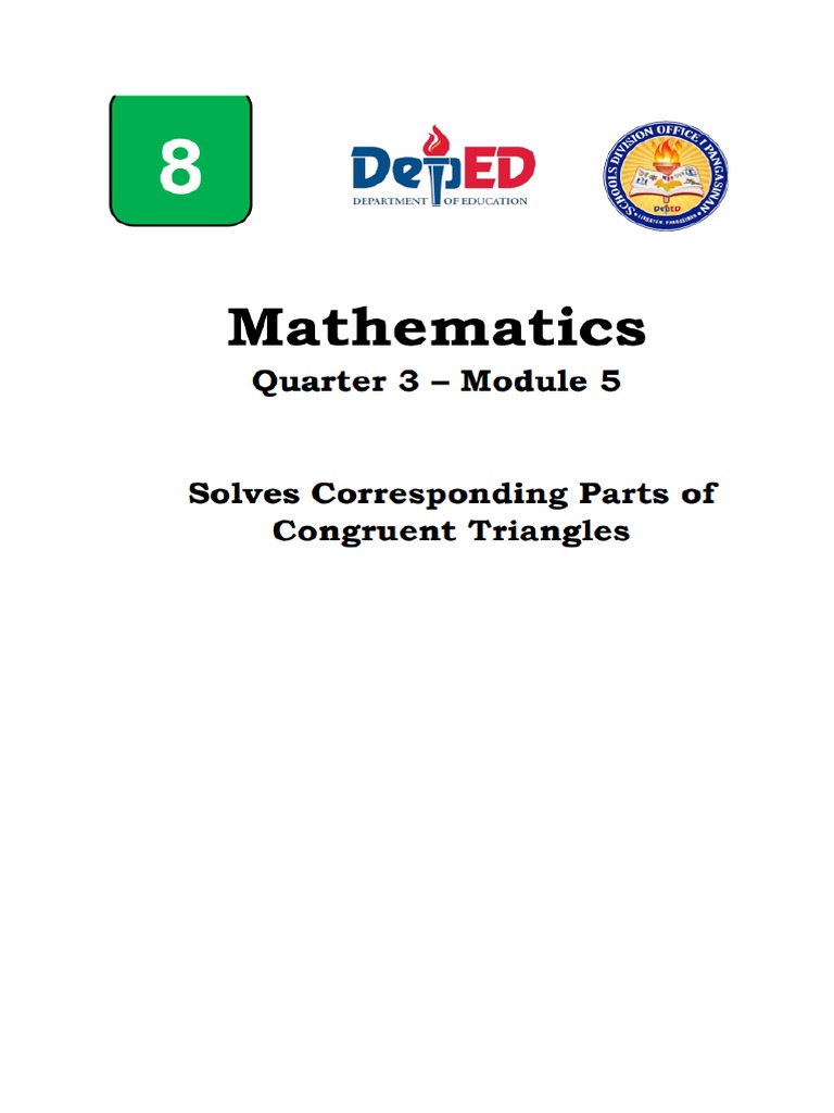 Math 8 Q3 Module 5 | Download Free PDF | Triangle | Geometry