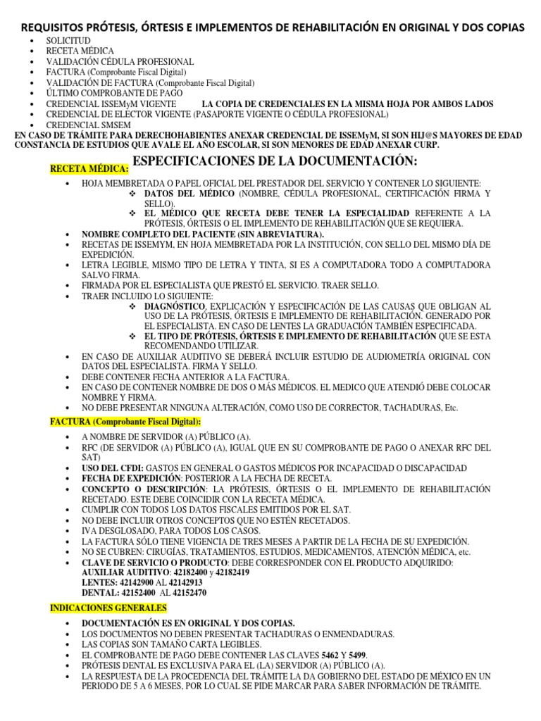 Formato Protes | PDF