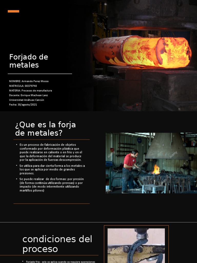 Introducción al Forjado de Metales | PDF | Forjar | Rieles