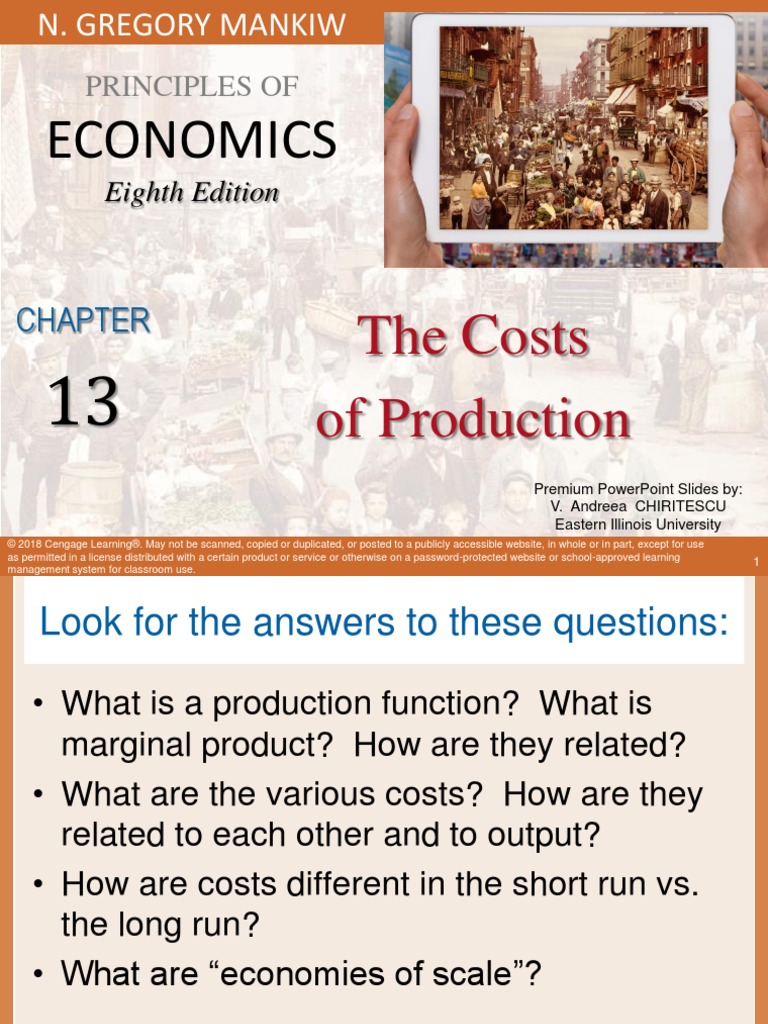 Economics: The Costs of Production | PDF | Marginal Cost | Average Cost