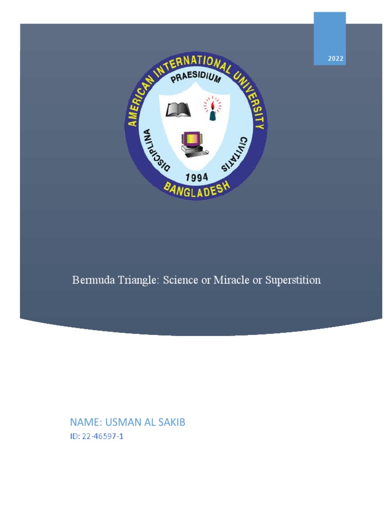 Bermuda Triangle: Science, Miracle or Superstition | PDF
