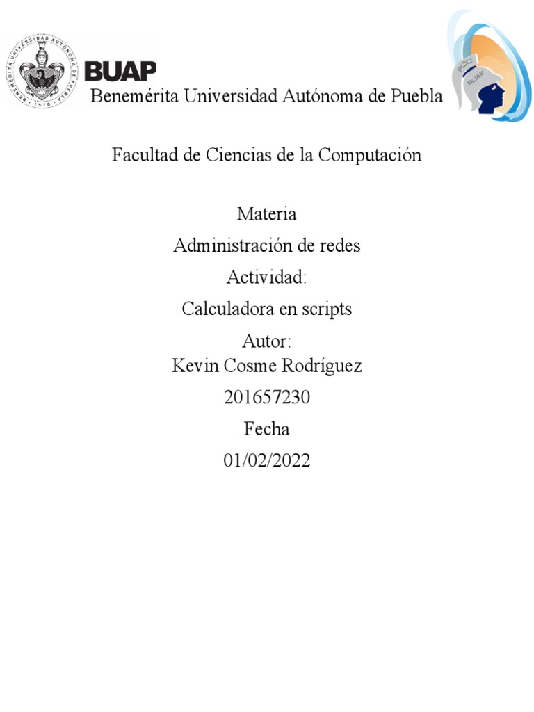 Calculadora Script | PDF