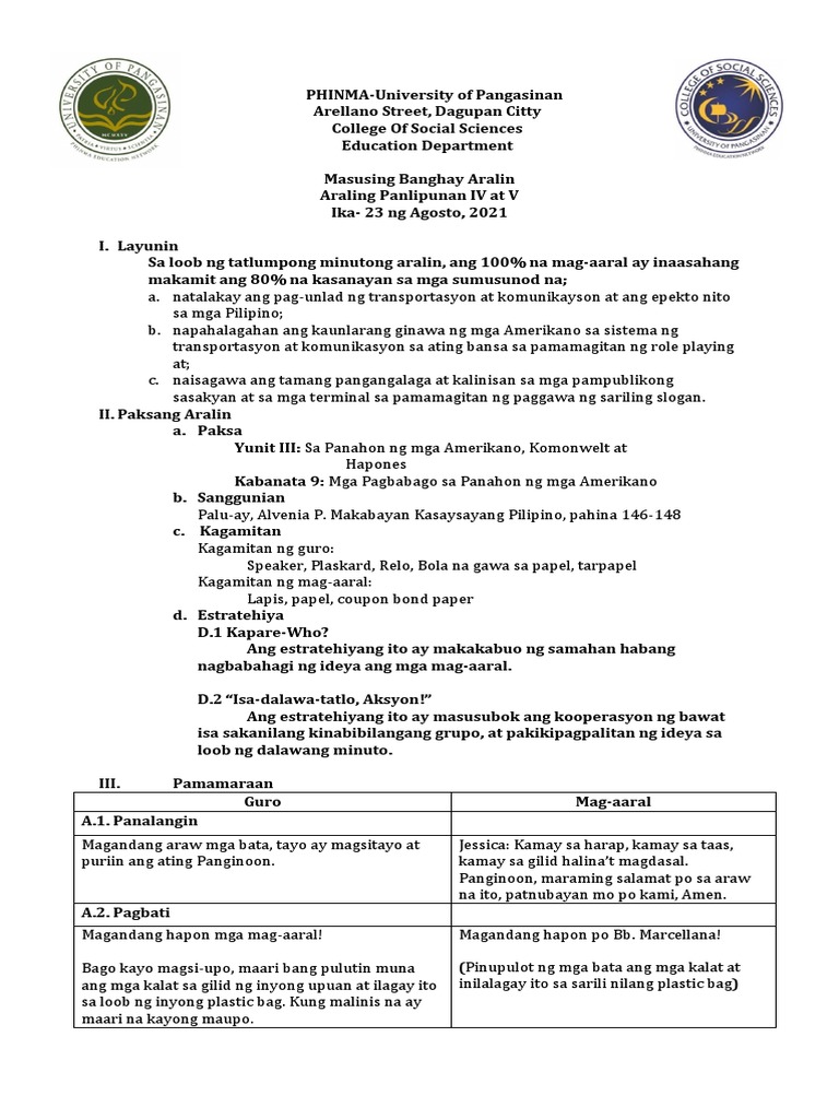 Donna Marcellana Soc Stud Final Demo | PDF