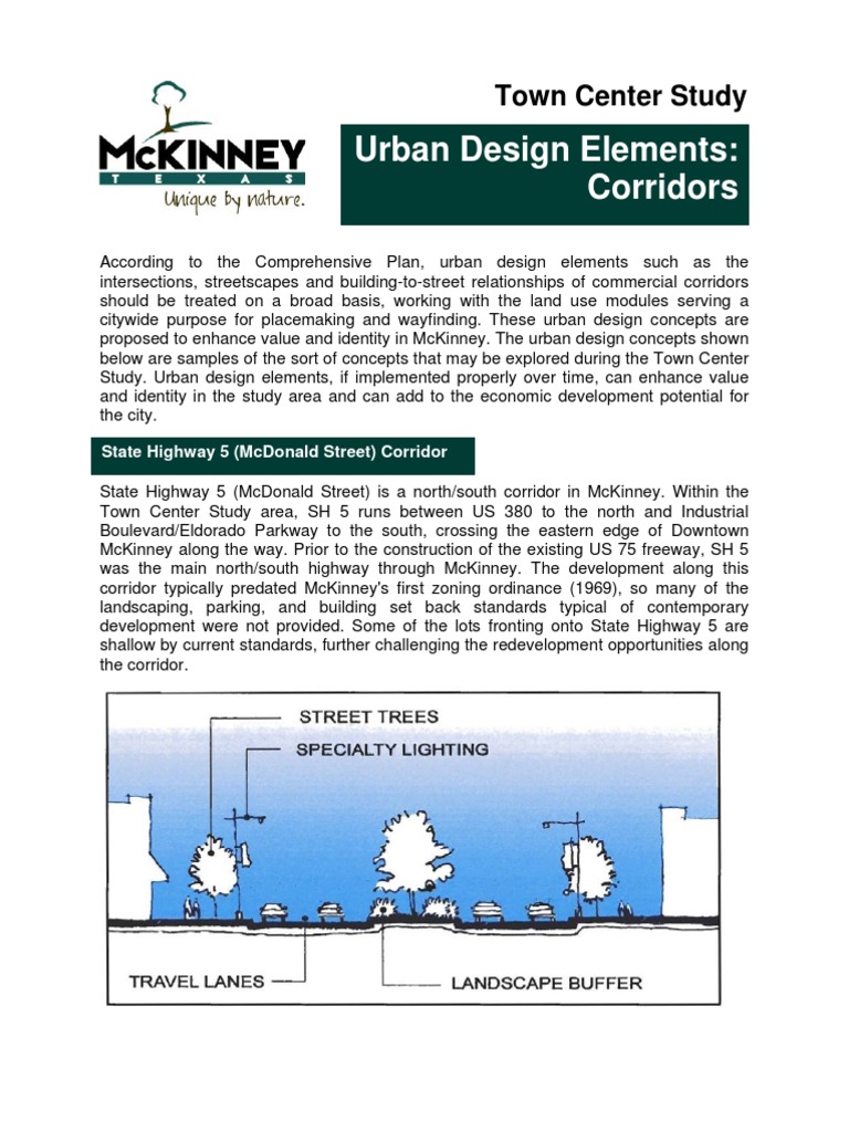 Urban Design Corridors | PDF | Highway | City