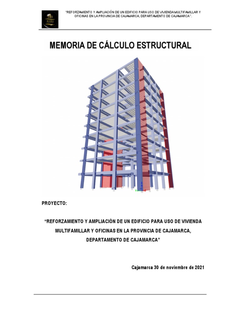 Memoria de Cálculo Estructural para Edificio | PDF | Fundación ...