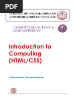 HTML CSS Javascript MCQ | PDF | Html Element | Html