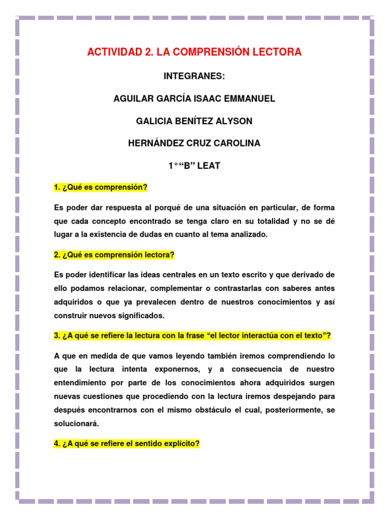 Comprensión Lectora: Claves y Niveles | PDF | Filosofía