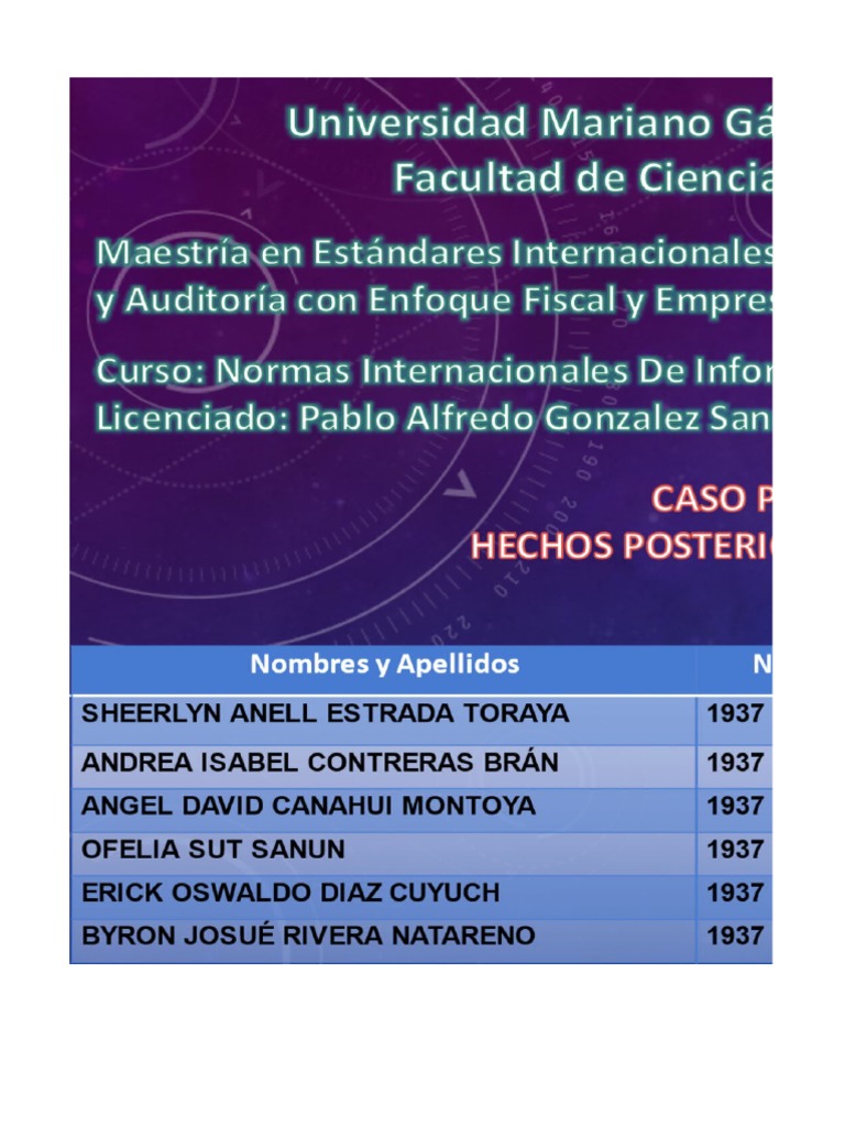 Caso Practico Nic 10 - Grupo A-1 | PDF | Economias