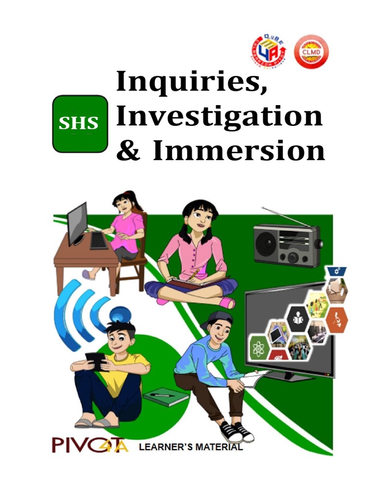 Inquiries Investigation and Immersion MODULES Week 1 8 | PDF | Learning ...