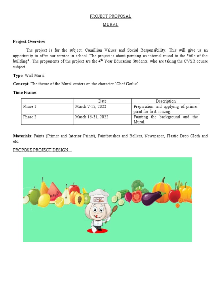 Mural Project Proposal | PDF