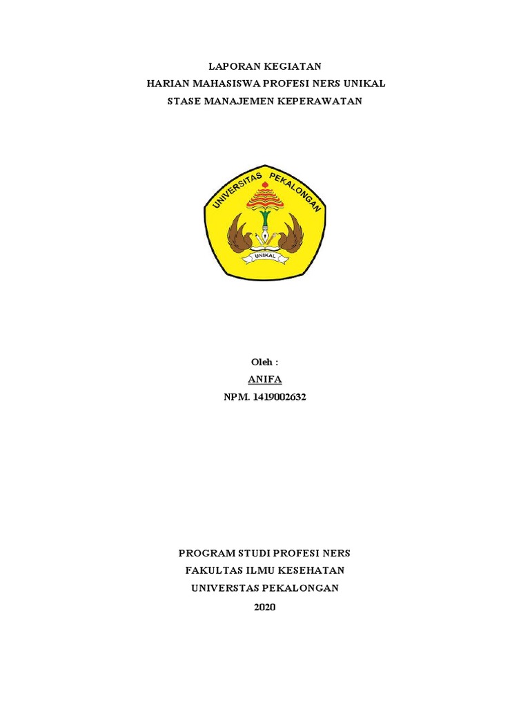 Laporan Kegiatan Manajemen Keperawatan | PDF | Sains & Matematika