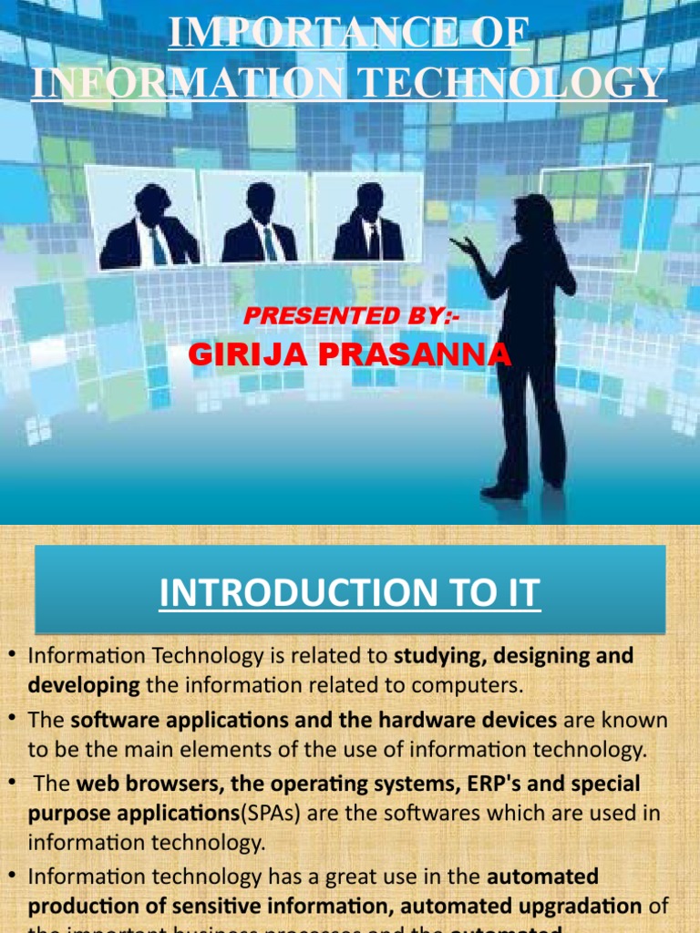 Importance of It | PDF | Automation | Software