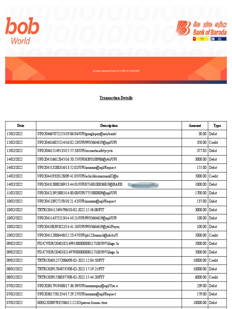 Account STMT QYX8RQ8N7E | PDF | Debits And Credits | Banking Technology