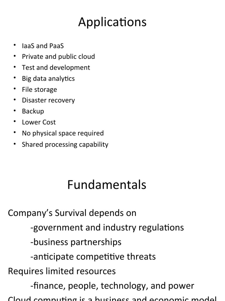 Chapter 1 | PDF | Cloud Computing | Information Technology Management