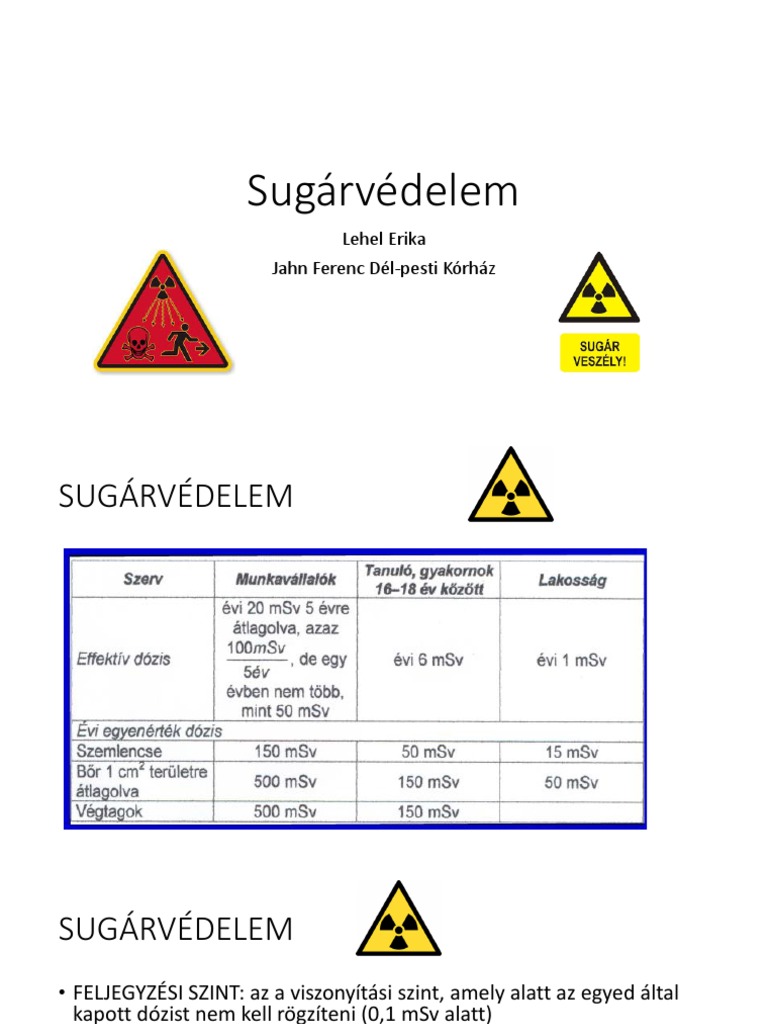 Sugárvédelem | PDF