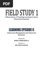FS1-Episode 6 & 7 | PDF | Classroom Management | Teachers