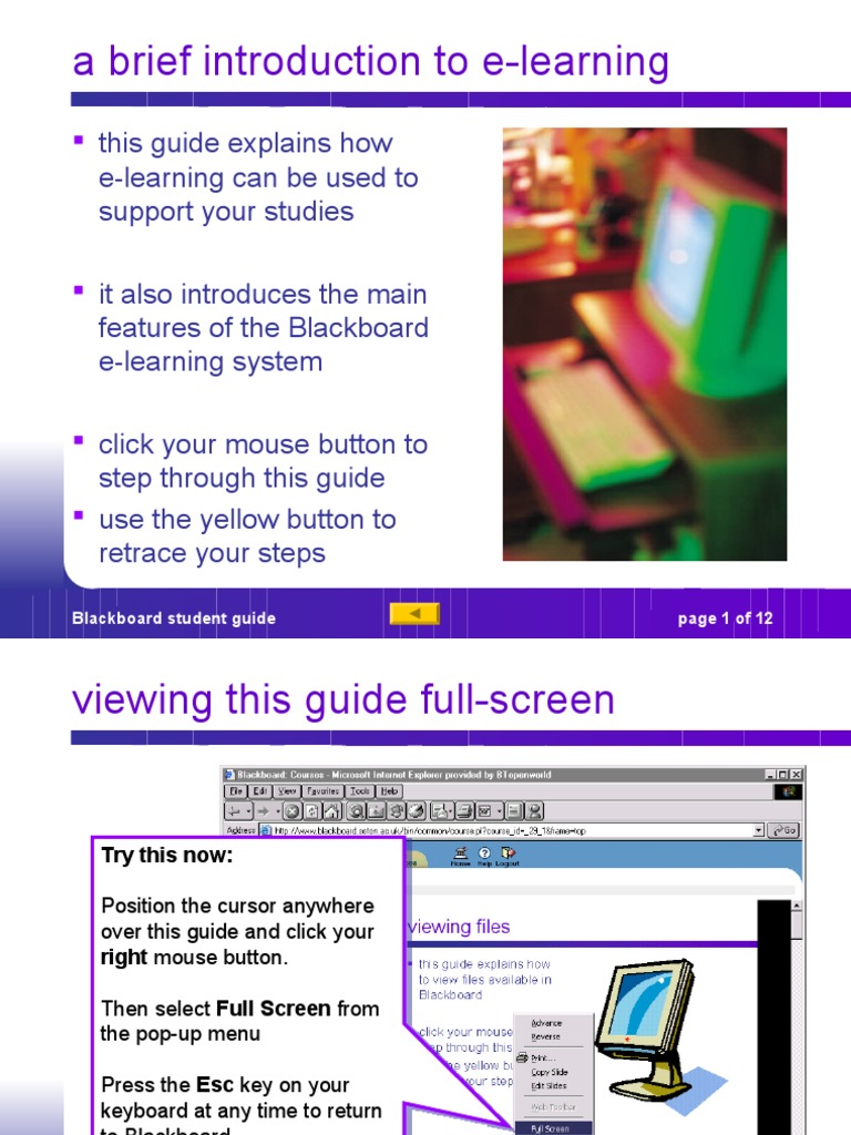 Intro Elearning | PDF | Educational Technology | Internet Forum