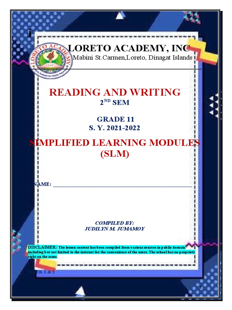 Reading and Writing 11 | PDF | Reason | Essays